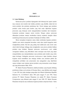PERAWATAN MESIN STERILIZER MENGGUNAKAN METODE AGE REPLACEMENT (STUDI KASUS PT. BAKRIE PASAMAN ...